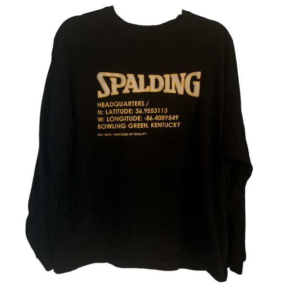 Spalding | Shirts | Mens Spalding Longsleeve Headquarters Tshirt | Poshmark